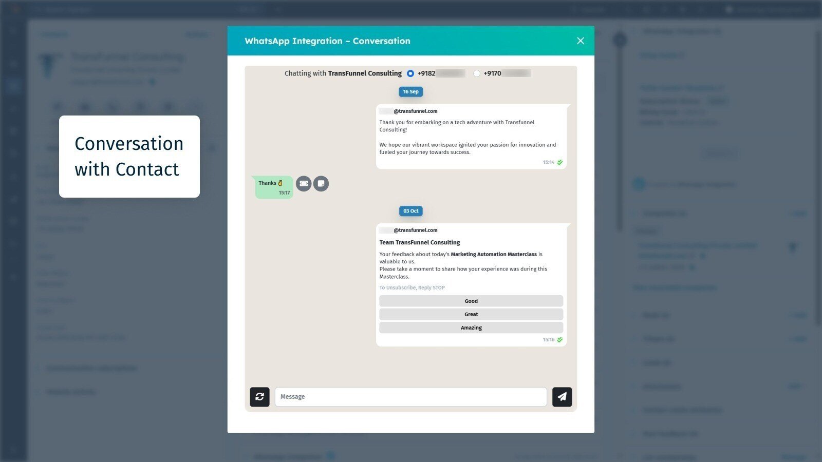 WhatsApp Integration HubSpot Integration | Connect Them Today WhatsApp Integration HubSpot Integration | Connect Them Today